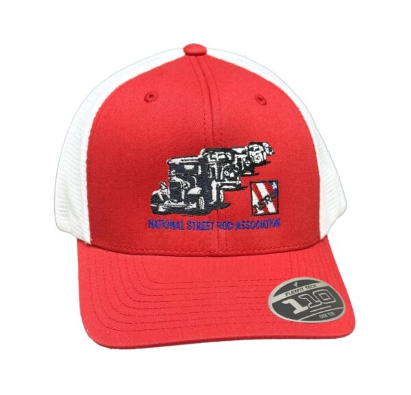 RED FIVE CAR CAP - NSRA-USA